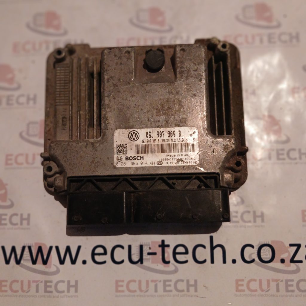 VW PASSAT 2.0 MED 17.5.2 06J907309B 0261S06014 ECU COMPUTER BOX - ECU-Tech